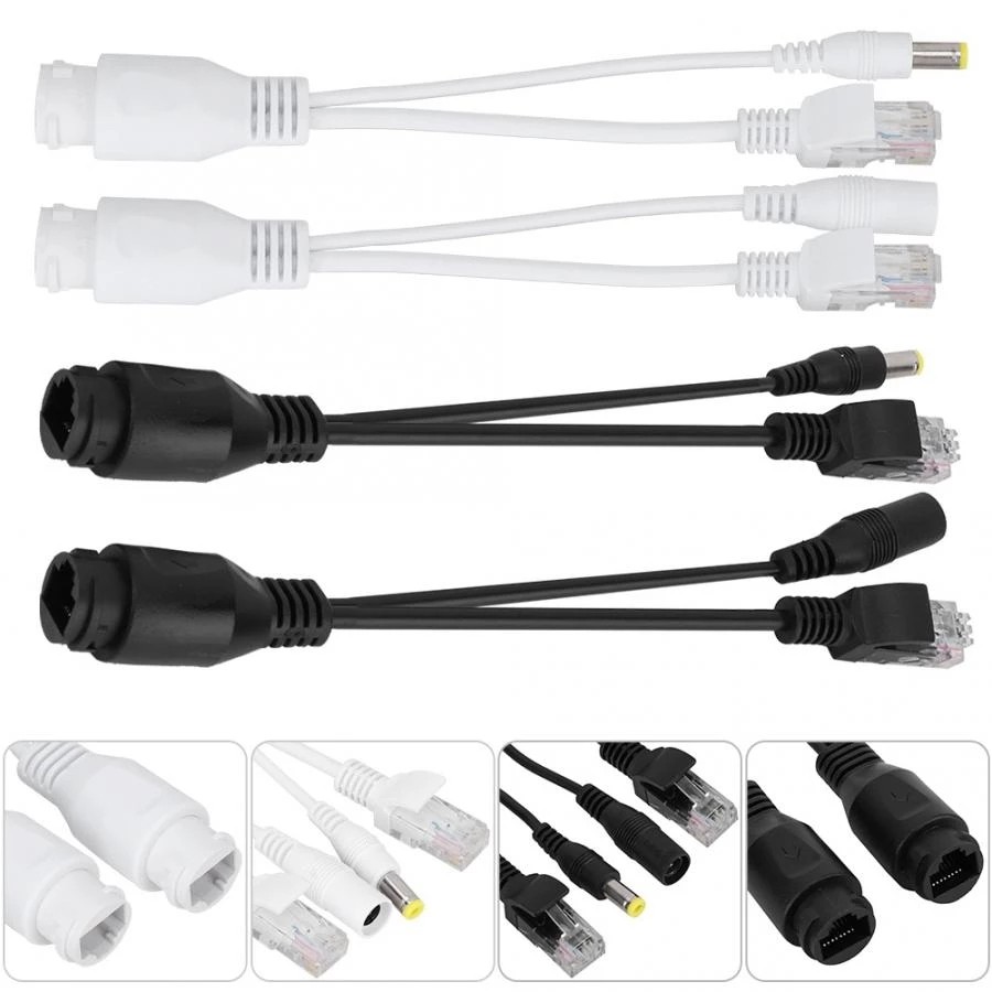 Jual Poe Cable Pass Power Over Ethernet Adapter Cable Waterproof ...