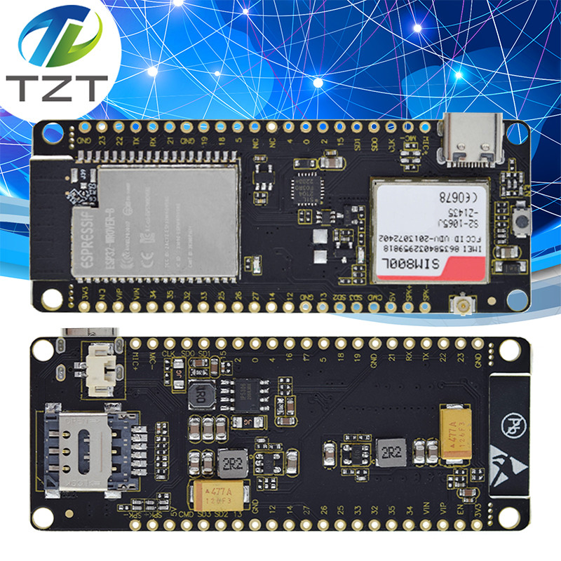 Jual Esp32 Wireless Module Sim Antenna Sim Card Sim800L Module Ttgo T ...
