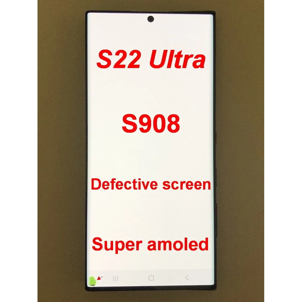 Jual Super AMOLED For Samsung Galaxy S22 Ultra Lcd SM-S908 S908U S908E ...