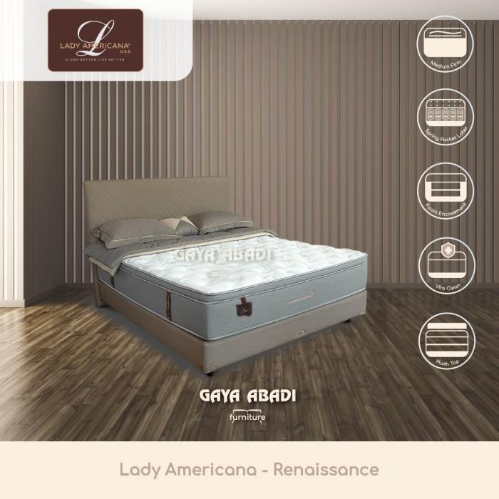 Jual Springbed Lady Americana Renaissance Kasur Lady Americana