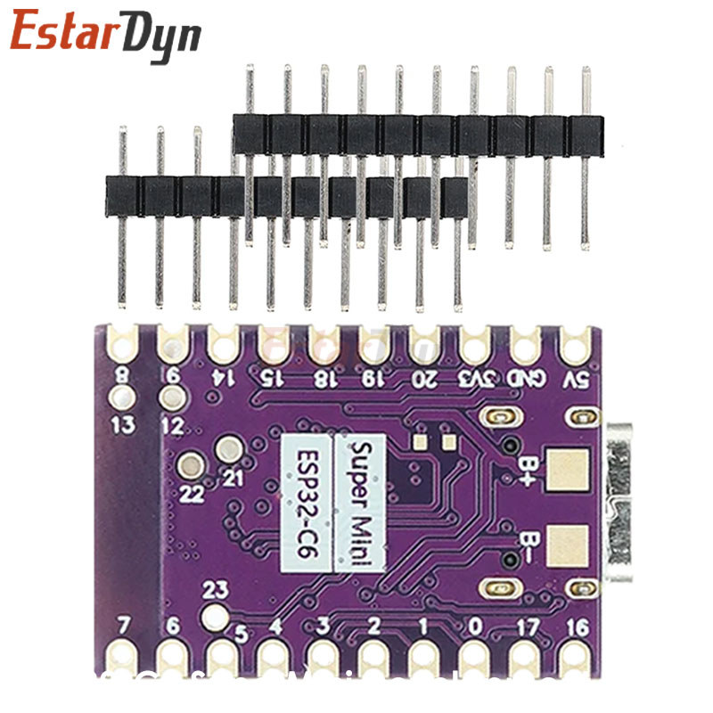 Jual Estardyn Esp32-C6 Supermini Development 4Mb Flash Wifi 6 Bluetooth 5 Microcontroller ...