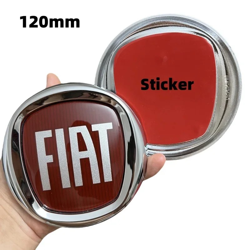 Jual 1pcs 95mm/120mm Fiat Front & Rear Badges - 2/3-Pin Emblems for ...