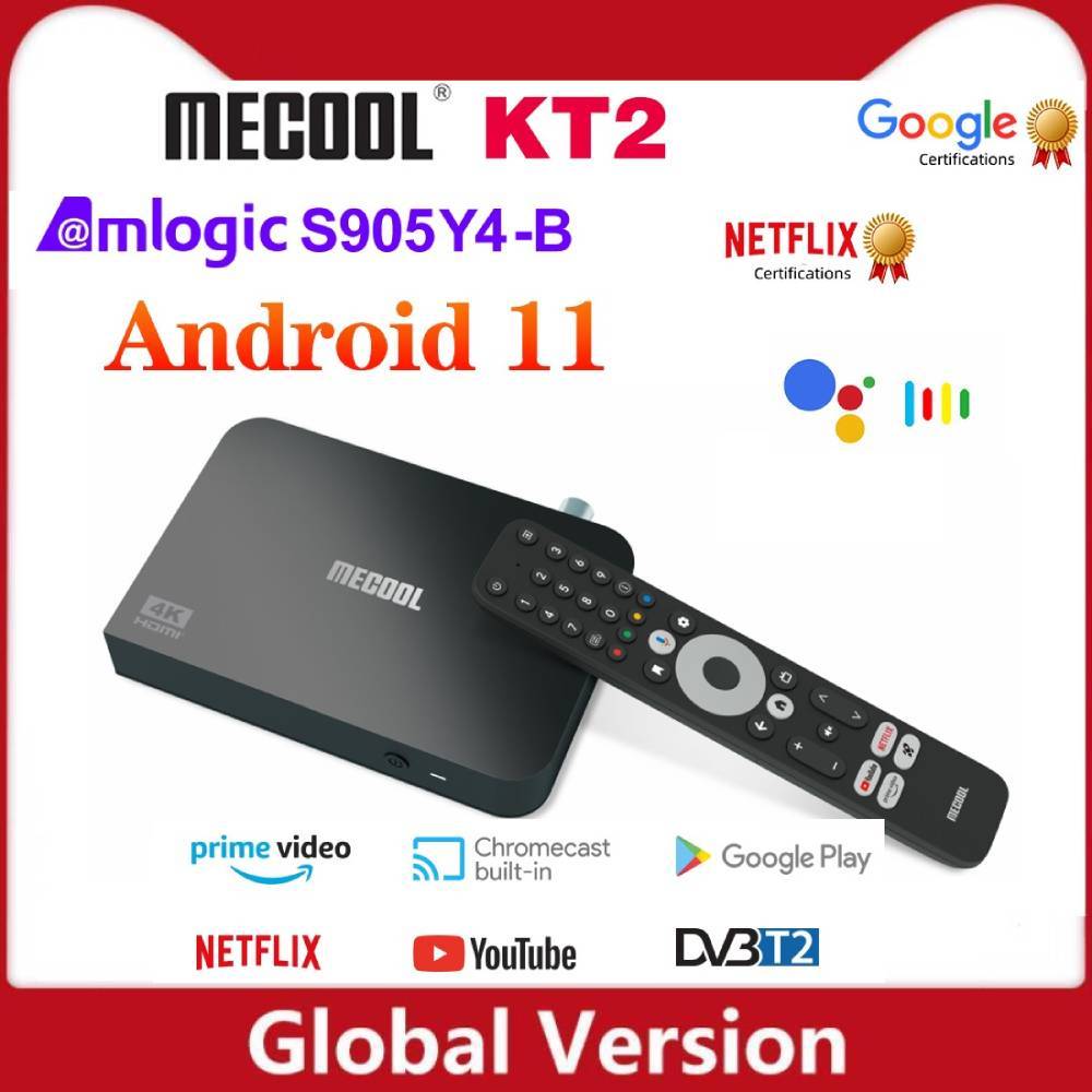 Jual Mecool Kt2 Android 11 Tv Box Amlogic S905Y4-B Google Netflix ...