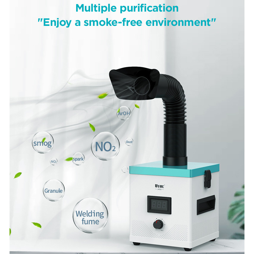 Jual FLASH SALE Fume Extractor Soldering Smoke Purifier 4 Layer Filter ...