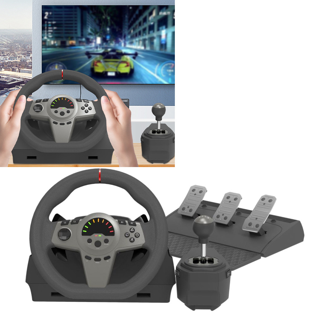 Jual Racing Steering Wheel with Shifter and Pedal 270 Degree Simracing ...