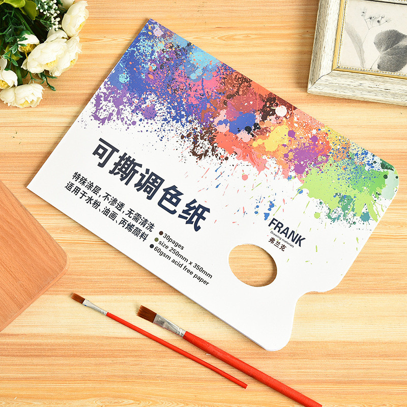 Jual Artist Disposable Tear-Off Palette Paper Paint Palette Paper Pad ...