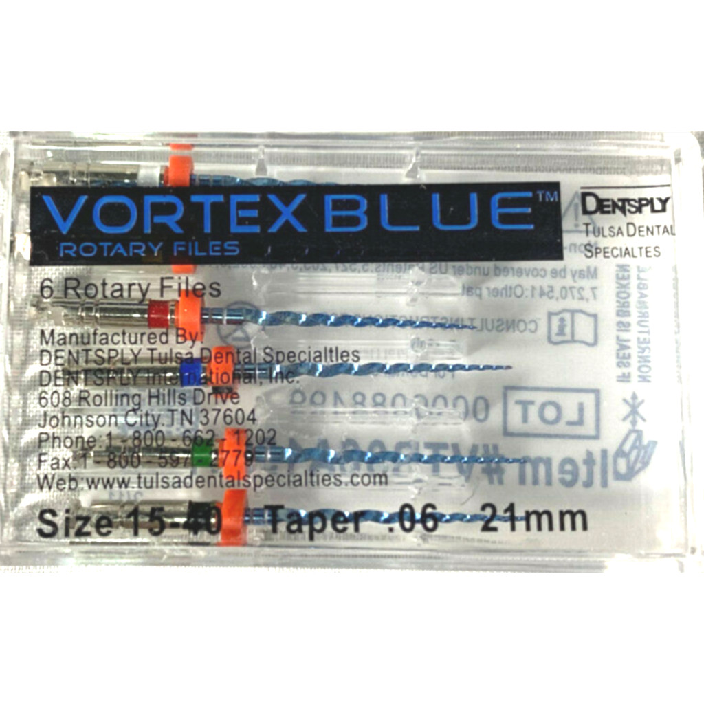 Jual 04 Taper Tulsa Dental Vortex Blue 21 25 30mm all Taper rotary ...