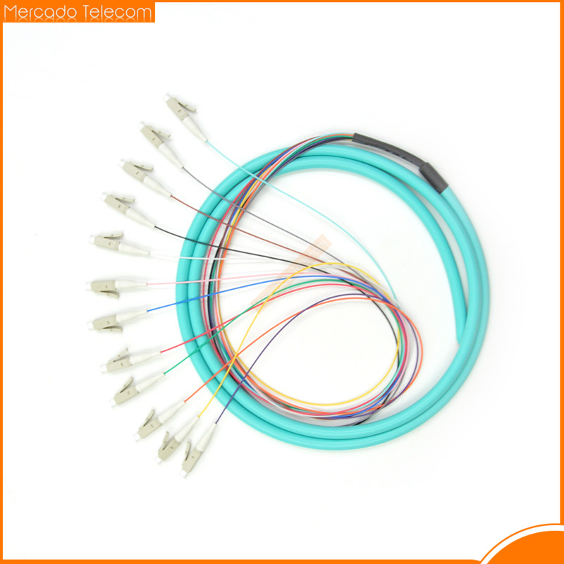 Jual 1.5M Fiber Optic Pigtail 12 core LC Multimode 50/125 10 Gig ...