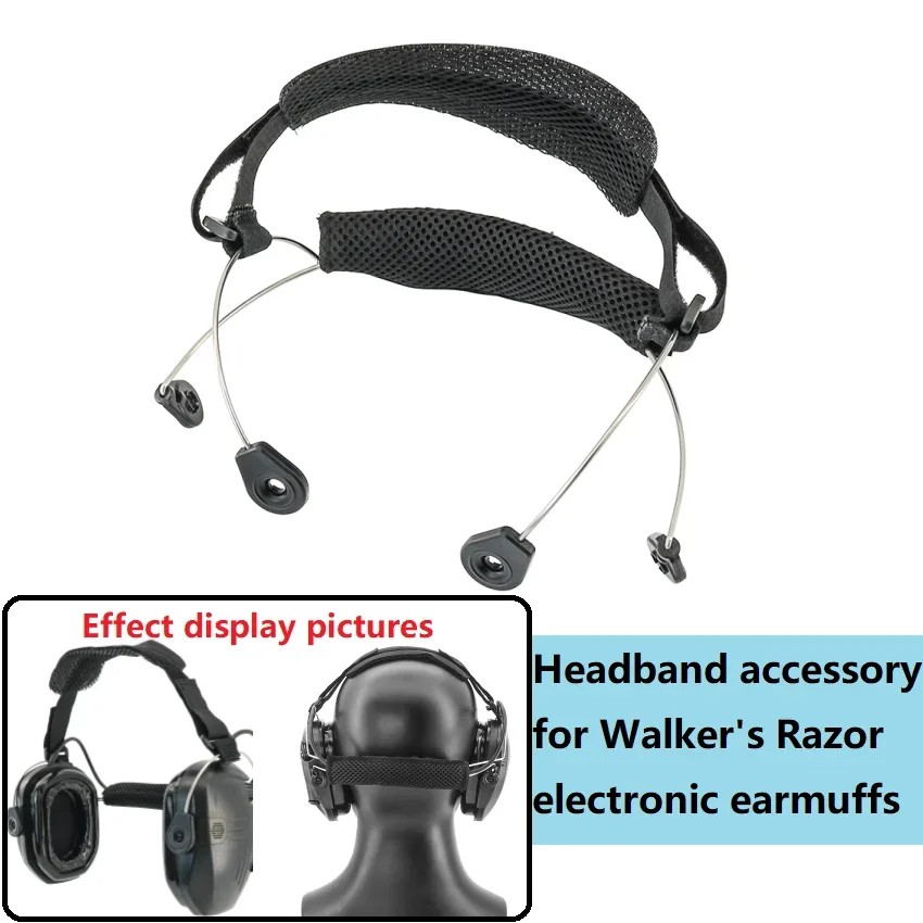 Jual Shooting Tactical Earmuffs Headset Headband For Walker'S Razor ...