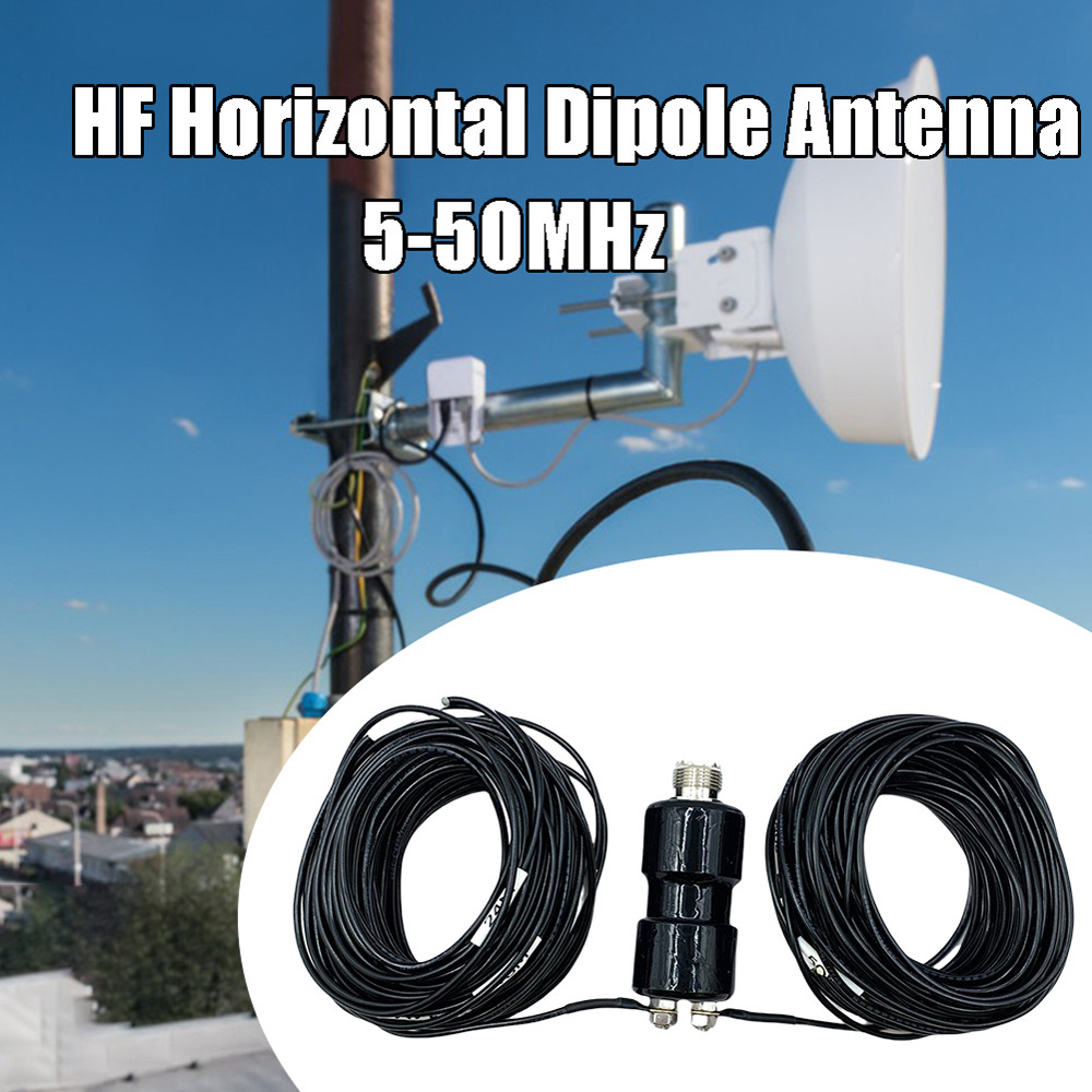 Jual 5-50Mhz Hf Horizontal Dipole Antenna Ham Radio Shortwave Antenna ...
