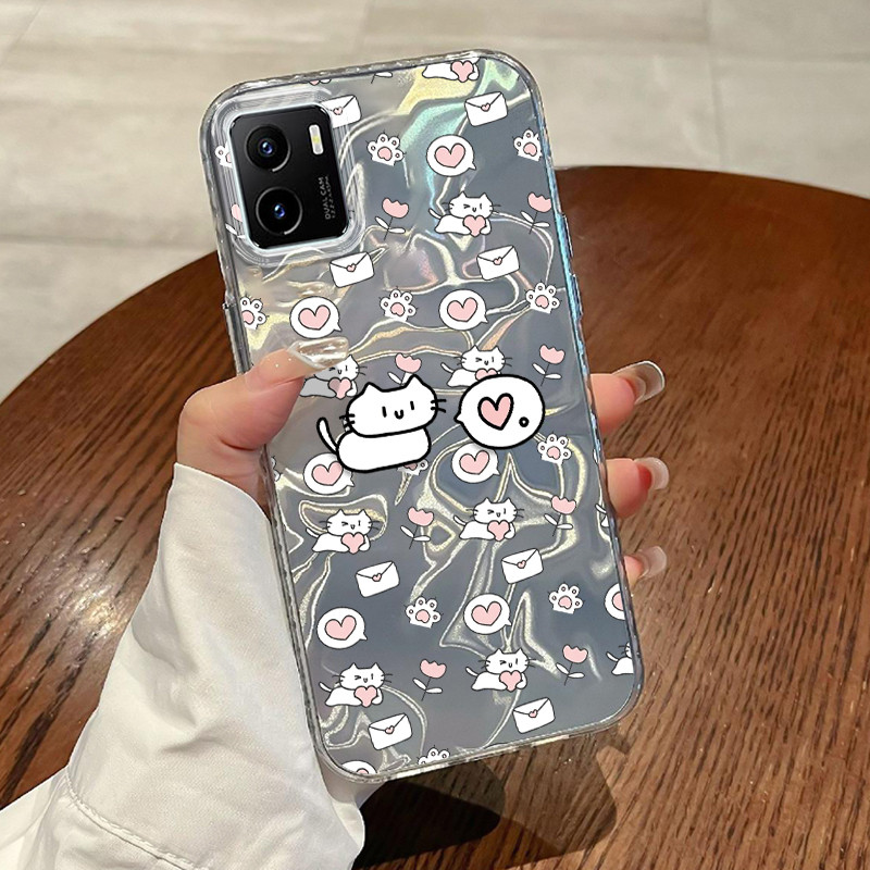 Jual Casing Hp Untuk VIVO Y15S Y15A Y15C Y01 Case Kucing dengan ...