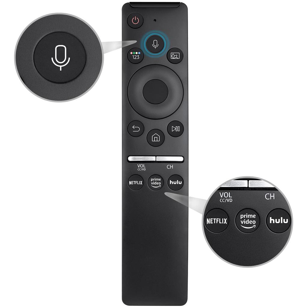 Jual Replacement Voice Remote for All Samsung Smart Curved Frame QLED ...