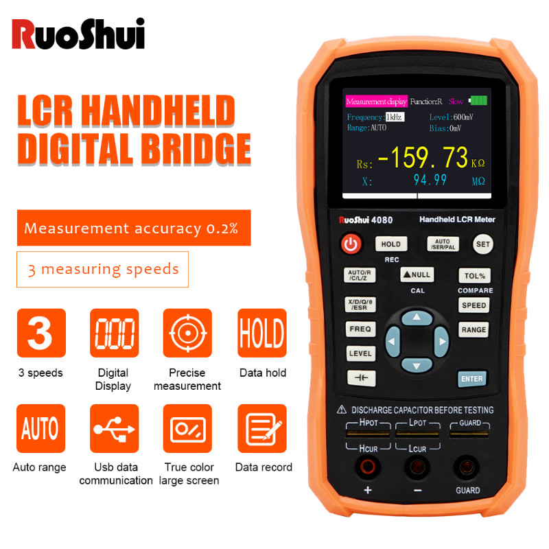 Jual BELI SEKARANG Handheld LCR Meter Digital Bridge Capacitance ...