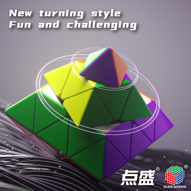 Jual Diansheng CTO 3X3 Magnetic Magic Cube DIANSHENG 3X3 Corner Turning ...