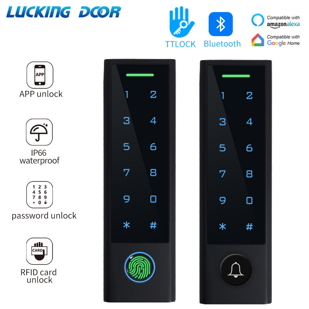Jual TTLOCK App Bluetooth RFID Fingerprint Access Control Keypad Smart Phone Entry Waterproof ...