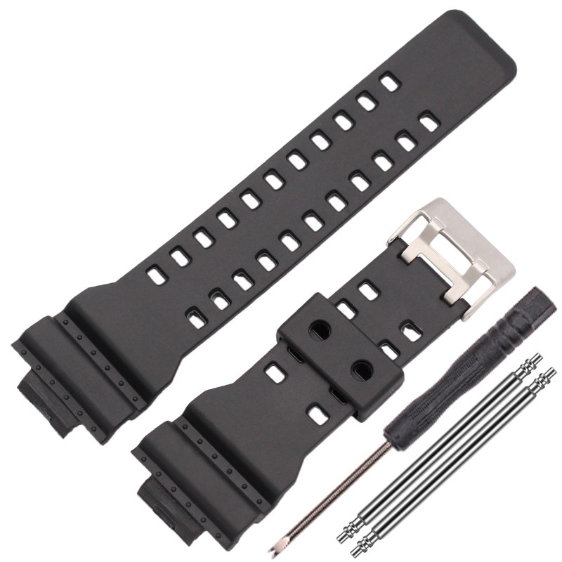 Jual 16Mm Silicone Rubber Watch Band Strap For G Shock Gd-100 G-8900 ...