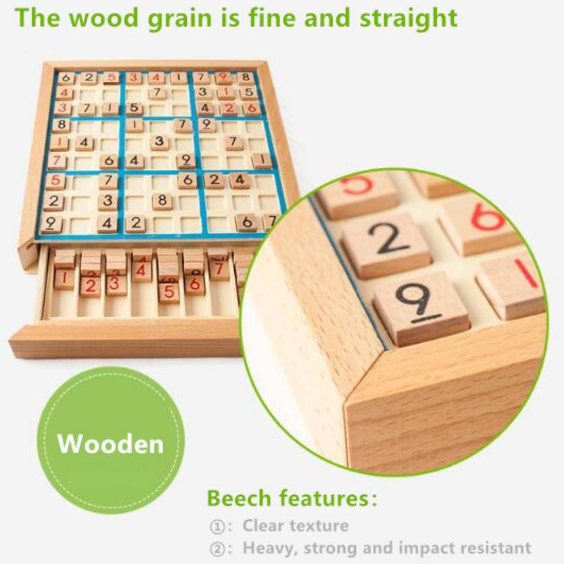 Jual Sudoku Crosswords Montessori Wooden Educational Digits Inference ...