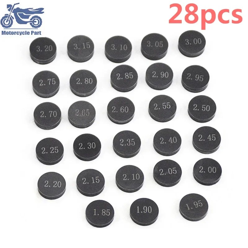 Jual Motorcycle Engine Parts Valve Shims 10Mm Complete Refill Kit For ...