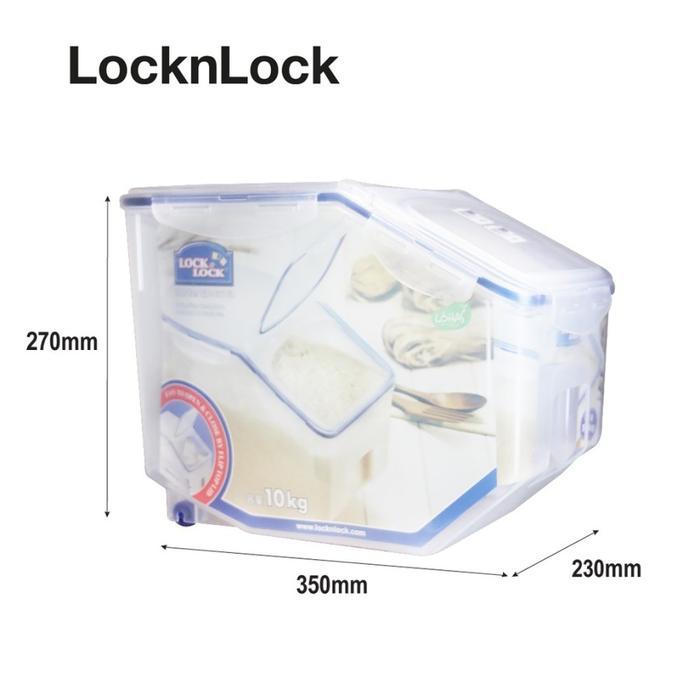 Jual 7sph- Locknlock Rice Food Container Kotak Makan Tempat Penyimpanan ...