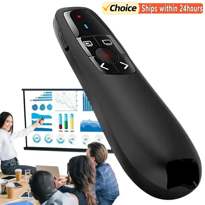 Jual 2024 NEW 2.4GHz Wireless Power Point Pen Presentation Clicker USB ...