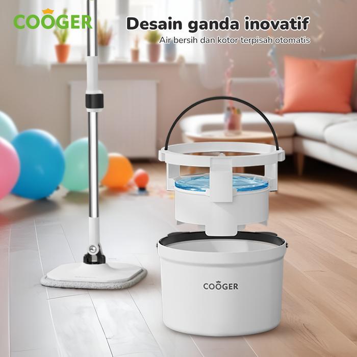 Jual a14c- Cooger Alat Pel Lantai Putar Plus Bentuk Panda Single Bucket ...