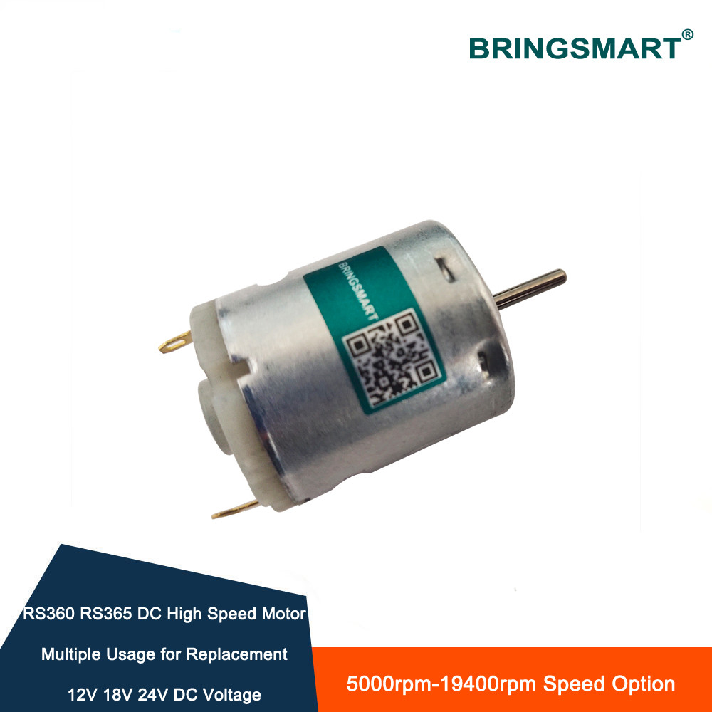 Jual Bringsmart Rs365 Dc High Speed Motor 5000-19400R/Min Mini Electric ...