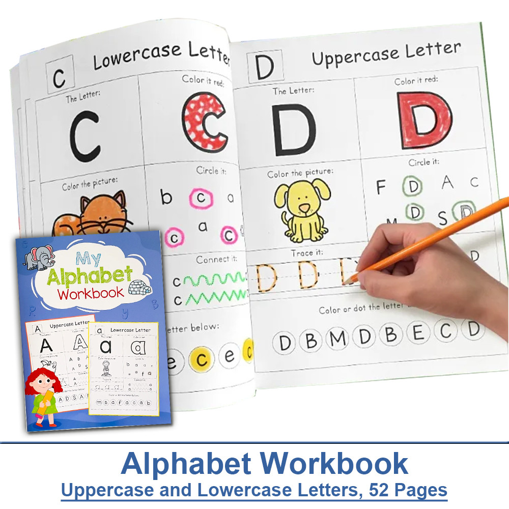 Jual S A-Z Alphabet Phonics Practice Workbook Preschool Learning ...