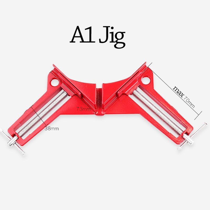 Jual 90 Degree Corner Clamp, Double Handle Spring Loaded Right Angle ...