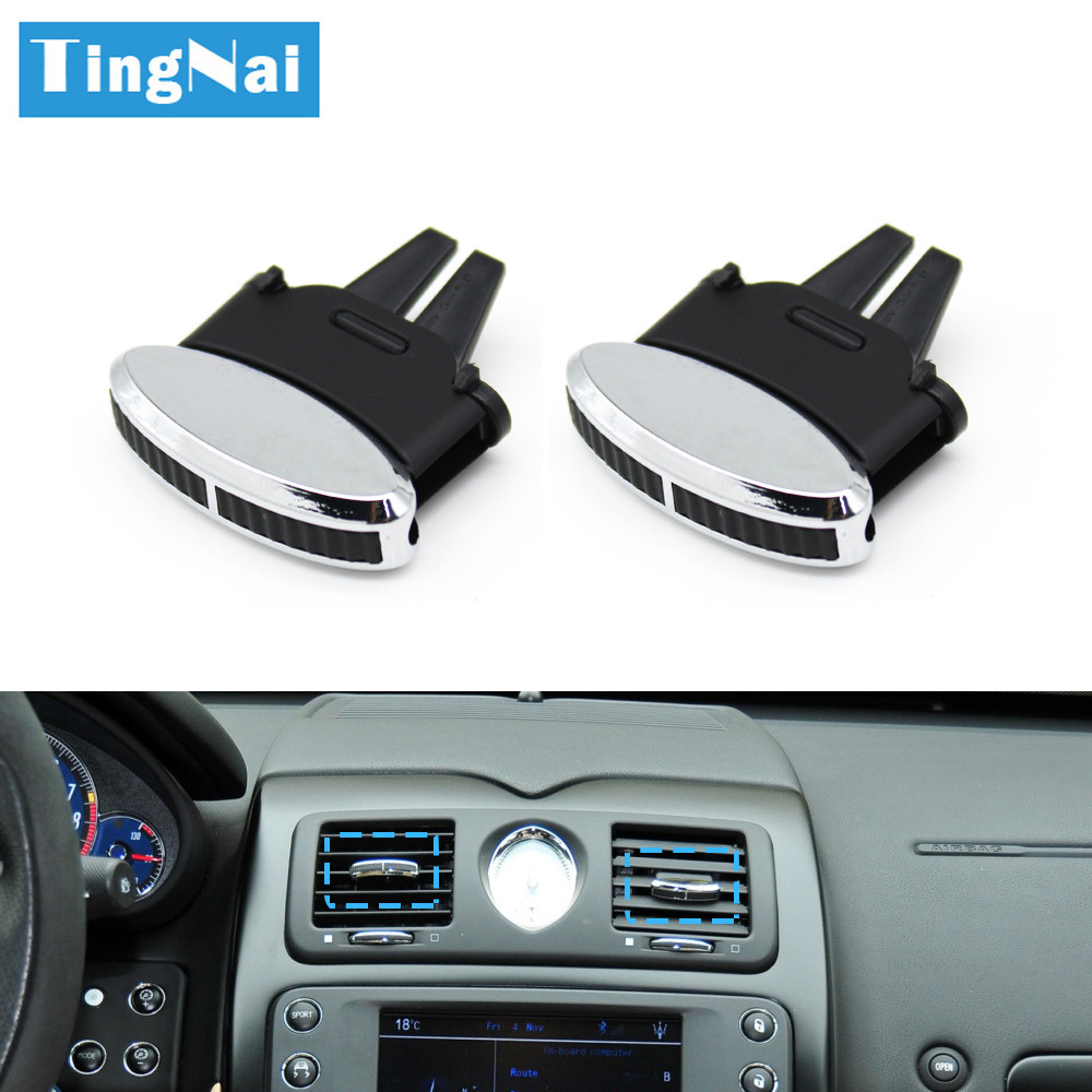 Jual NEW Car Front Rear Air Vent AC Vent Grille Slider Tab Clip Repair ...
