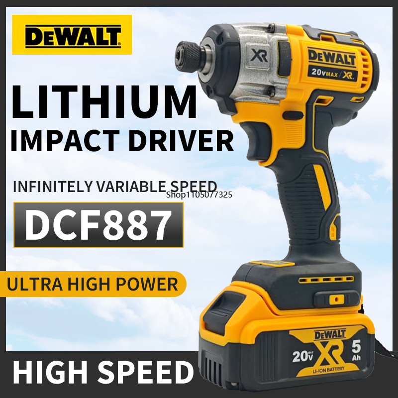 Jual DEWALT DCF887 20V XR Brushless Impact Wrench, 1/2" Anvil 203Nm ...