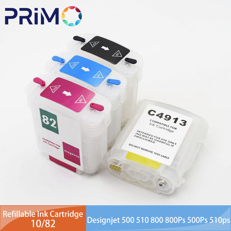 Jual 69ML 28ML Refillable Ink Cartridge With Permanent Chip for HP 10 ...