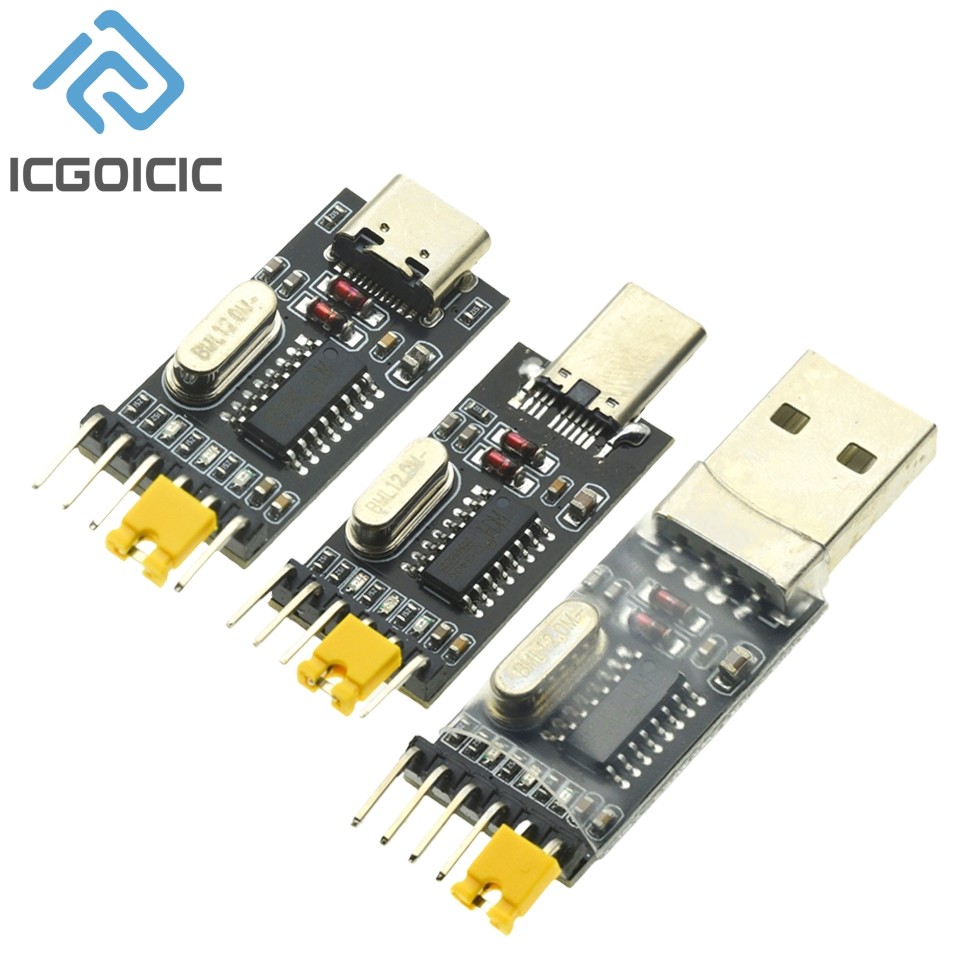 Jual Usb To Ttl Converter Uart Module Ch340G Ch340 3.3V 5V Switch Type ...