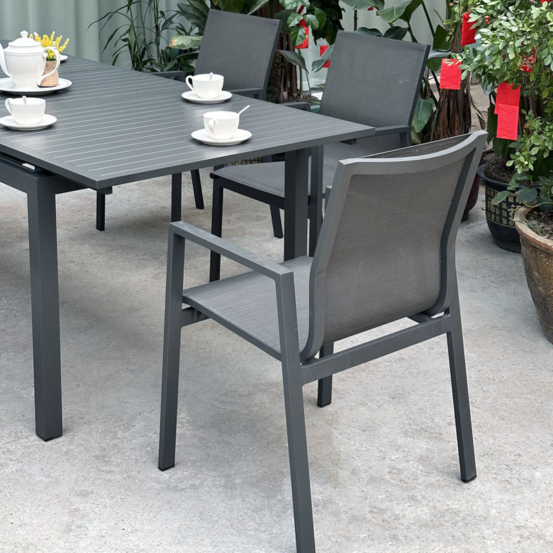Jual Extensible Outdoor Table Garden Furniture Aluminum Table Unique ...