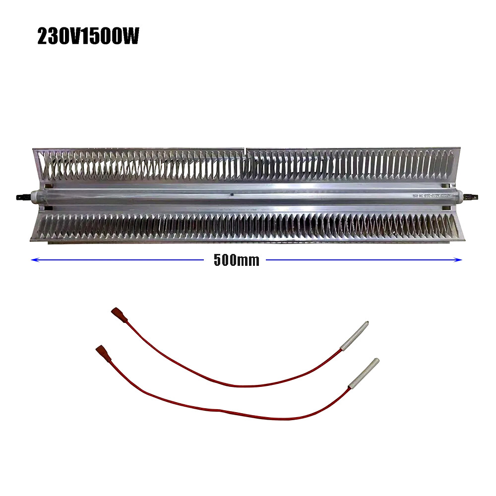 Jual 230V1500W Aluminum fin Heating elements 500mm x-shape electric ...