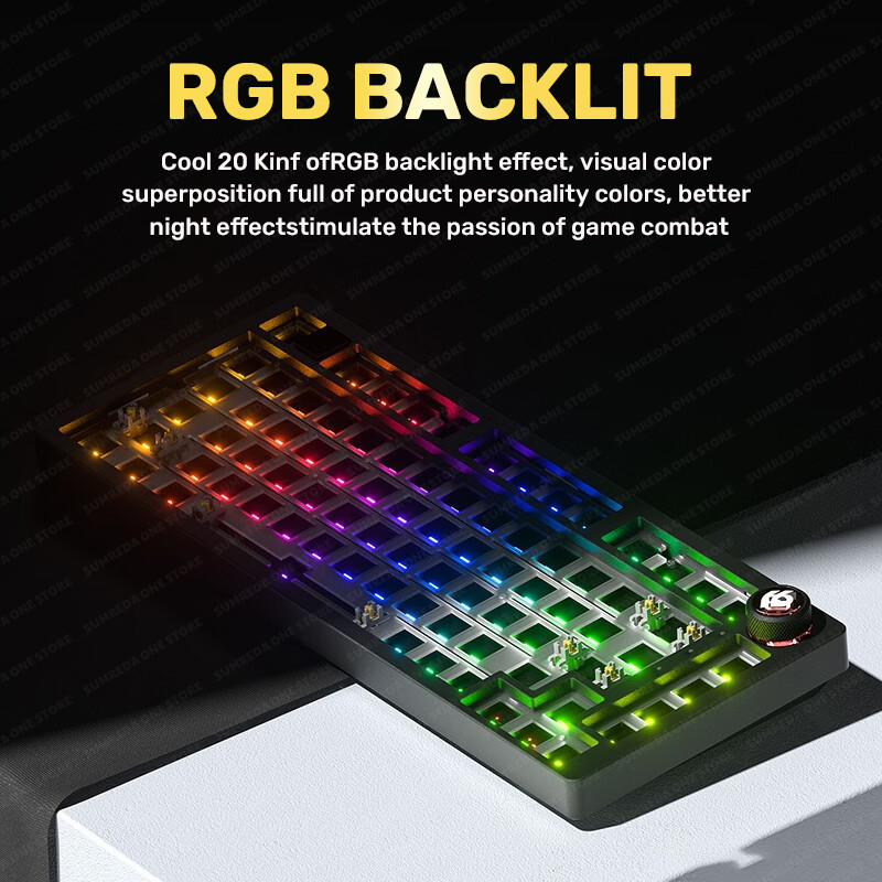 Jual LEOBOG Hi75 Sugar65 Custom Mechanical Keyboard Aluminum Kits Hot ...