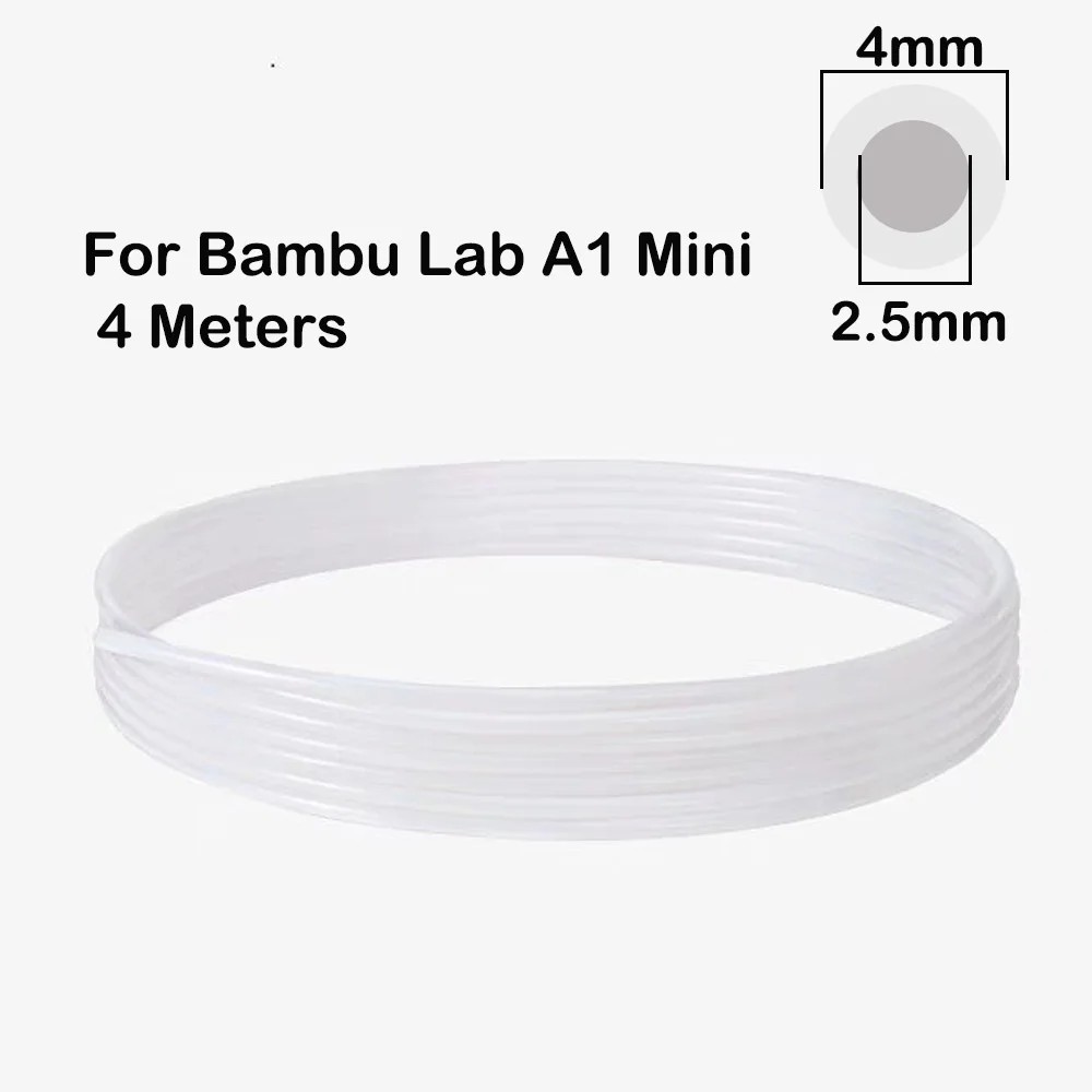 Jual For Bambu Lab 3D Printer Ptfe Feed Pipe Id2.5Mm Od4Mm X1/P1 Ams ...