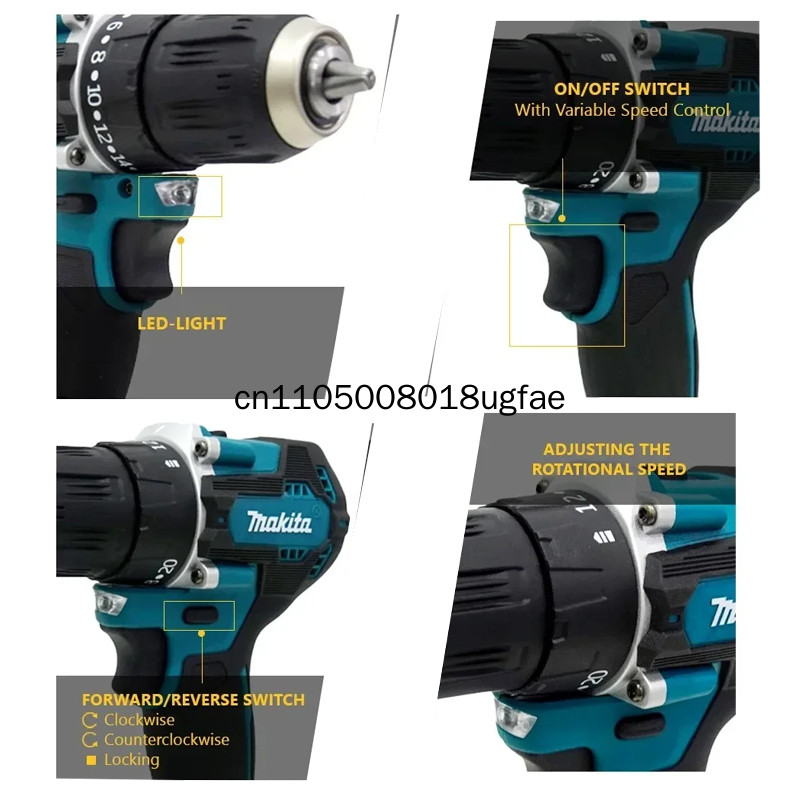 Jual Makita DDF487 Cordless Driver Drill Brushless Electric Impact ...