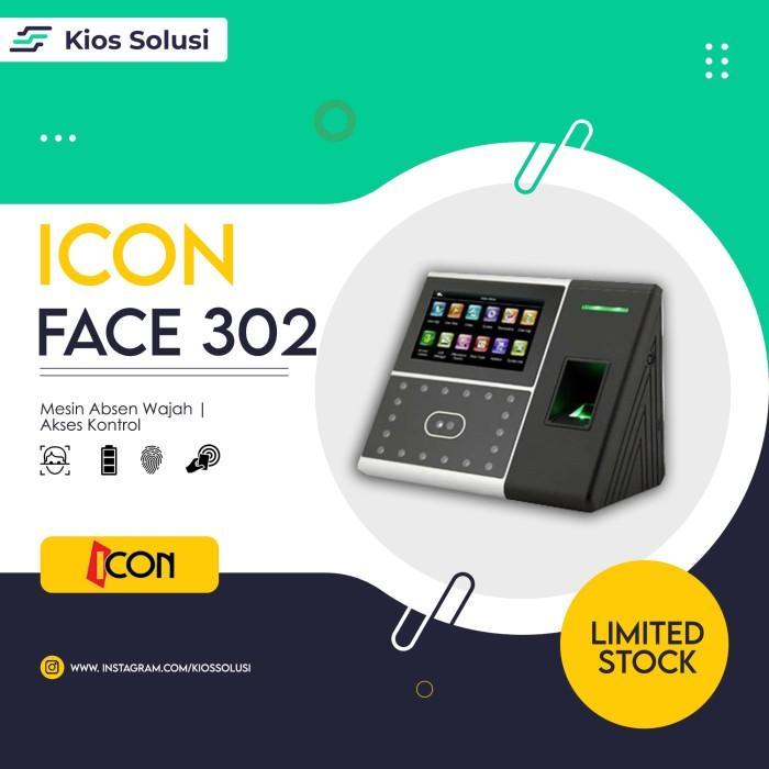 Jual MESIN ABSENSI / ABSEN MUKA / ABSEN WAJAH / ICON 302 FACE ...