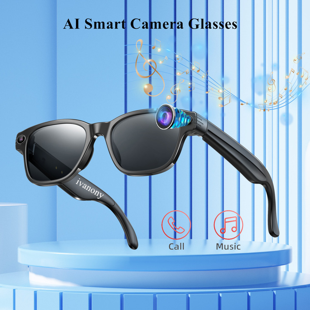 Jual Ai Smart Glasses 800W Hd Smart Camera Sunglasses Blueototh Call ...