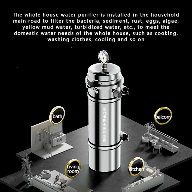 Jual Stainless steel water purifier well water river water filter water ...