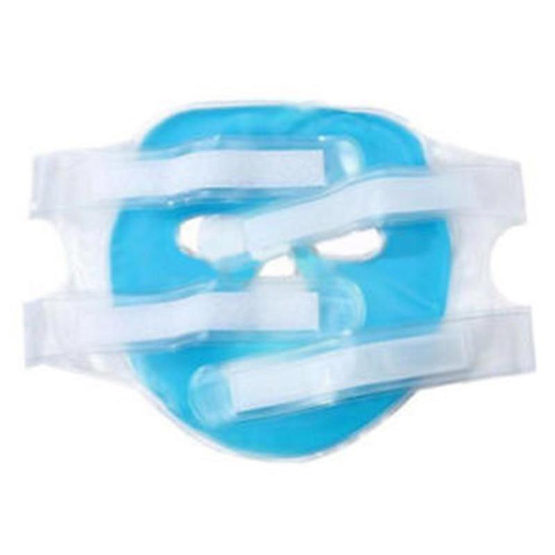 Jual Cold Gel Face Mask Ice Compress Blue Full Face Moisturizing Cold ...