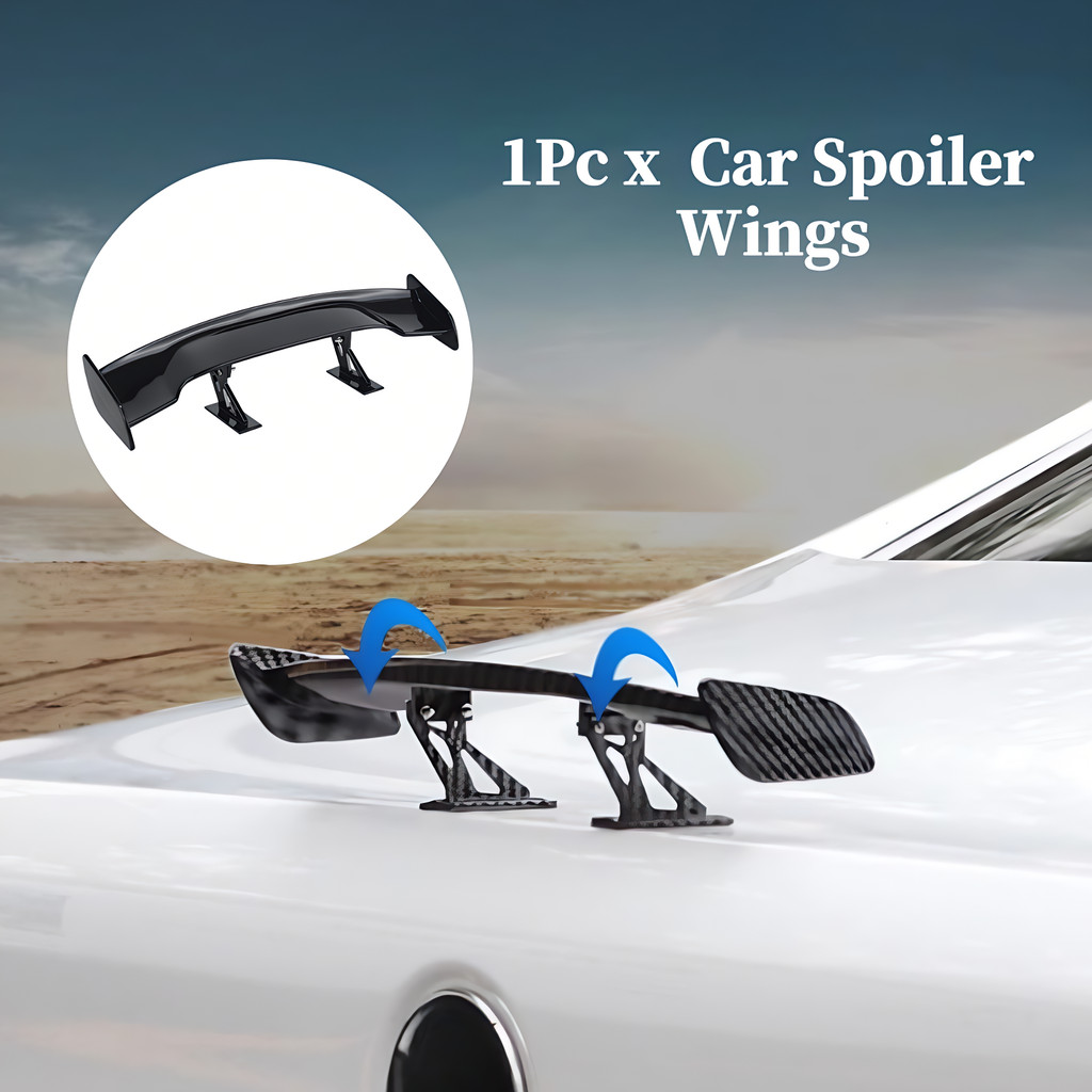 Jual Carbon Look Mini Wings Universal Car Rear Spoiler Small Model ...
