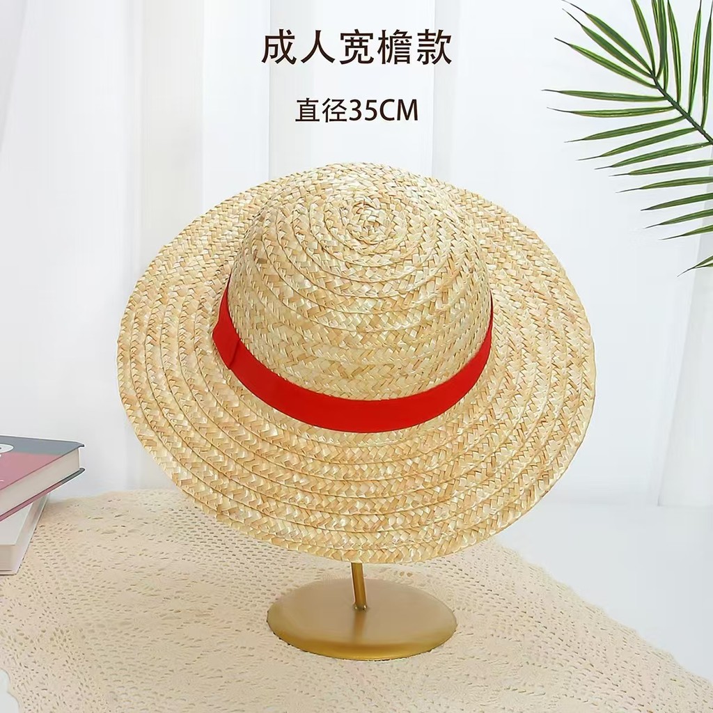 Jual 2025 Straw Hat for Men Women, Multifunctional Luffy Cosplay with ...