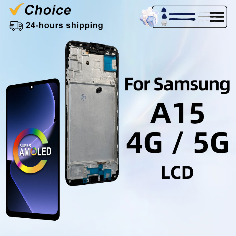 Jual Amoled Sm-A155F Lcd For Samsung Galaxy A15 4G Display Touch Screen ...