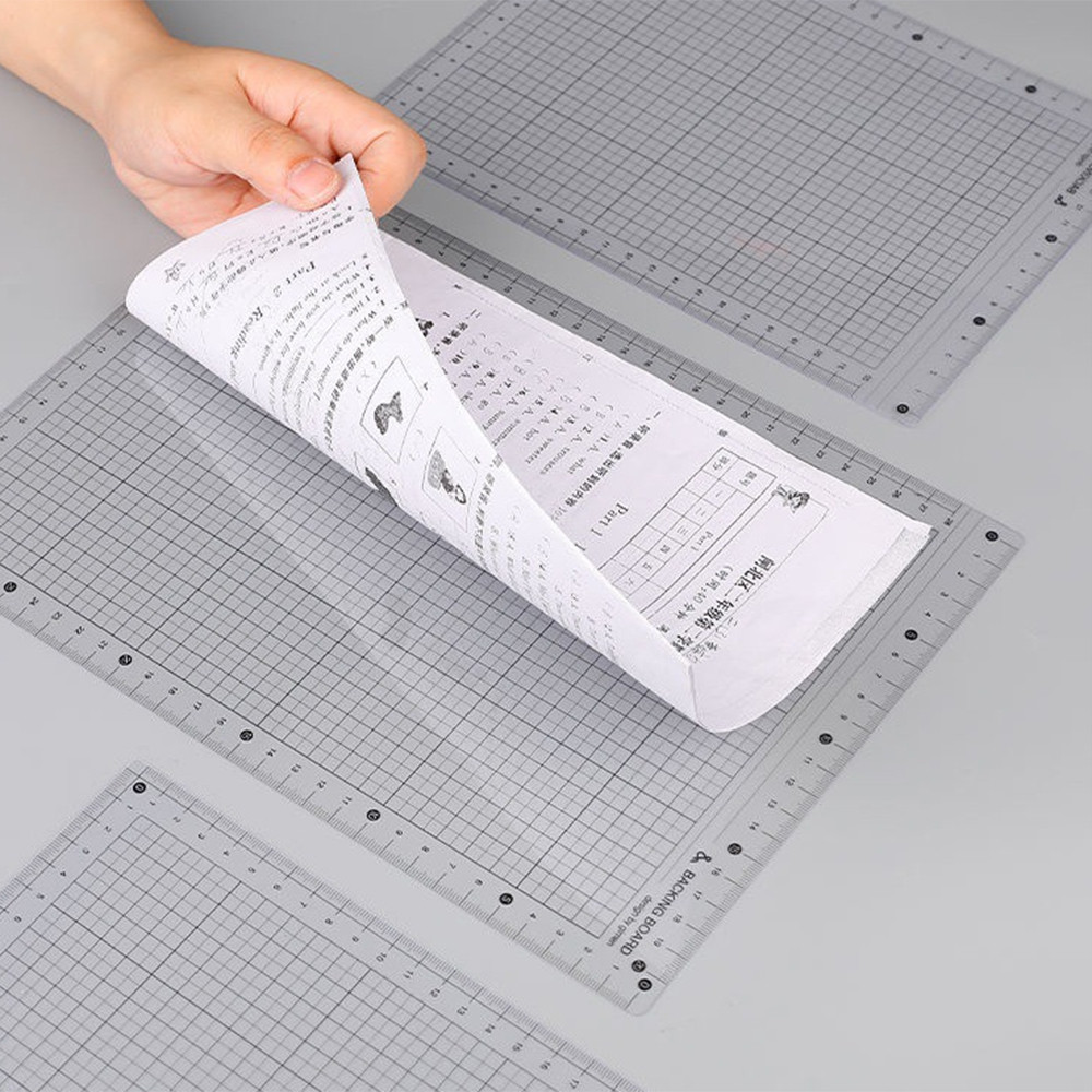 Jual Learning Pad Giant Door Transparent Ruler Student Writing Grid ...