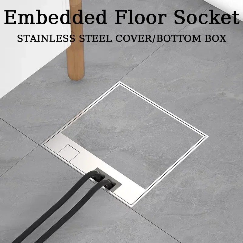 Jual Stainless Steel Built-in Floor Socket, Concealed Ground Socket ...