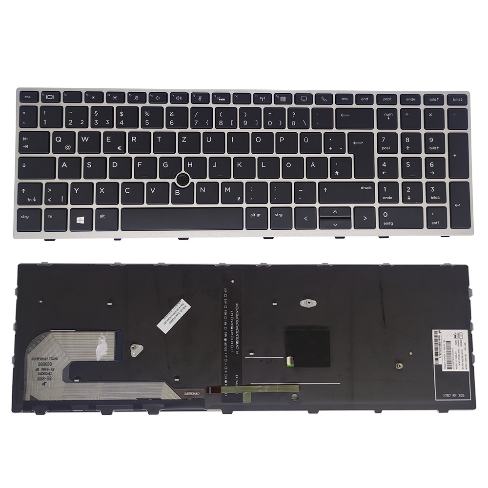 Jual Hungarian German Swiss Danish Backlit Keyboard For HP EliteBook ...