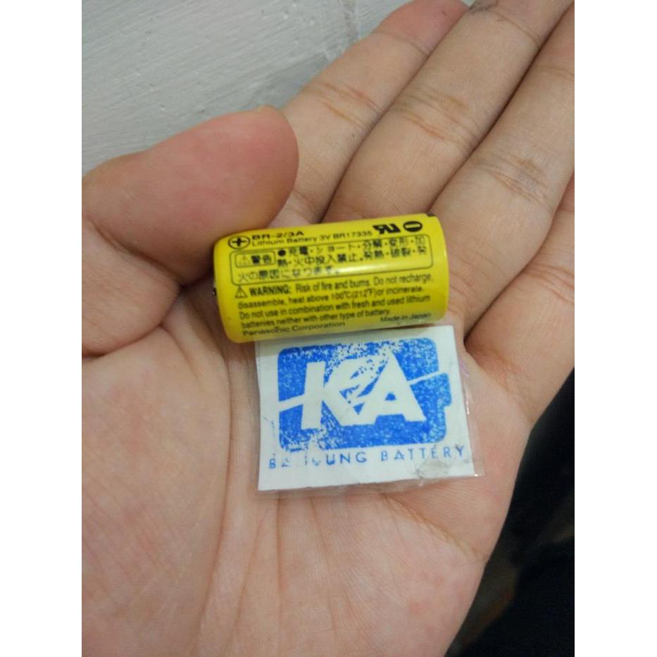 Jual Baterai Lithium Panasonic BR-2/3A 2-3A 3V New Version Original ...