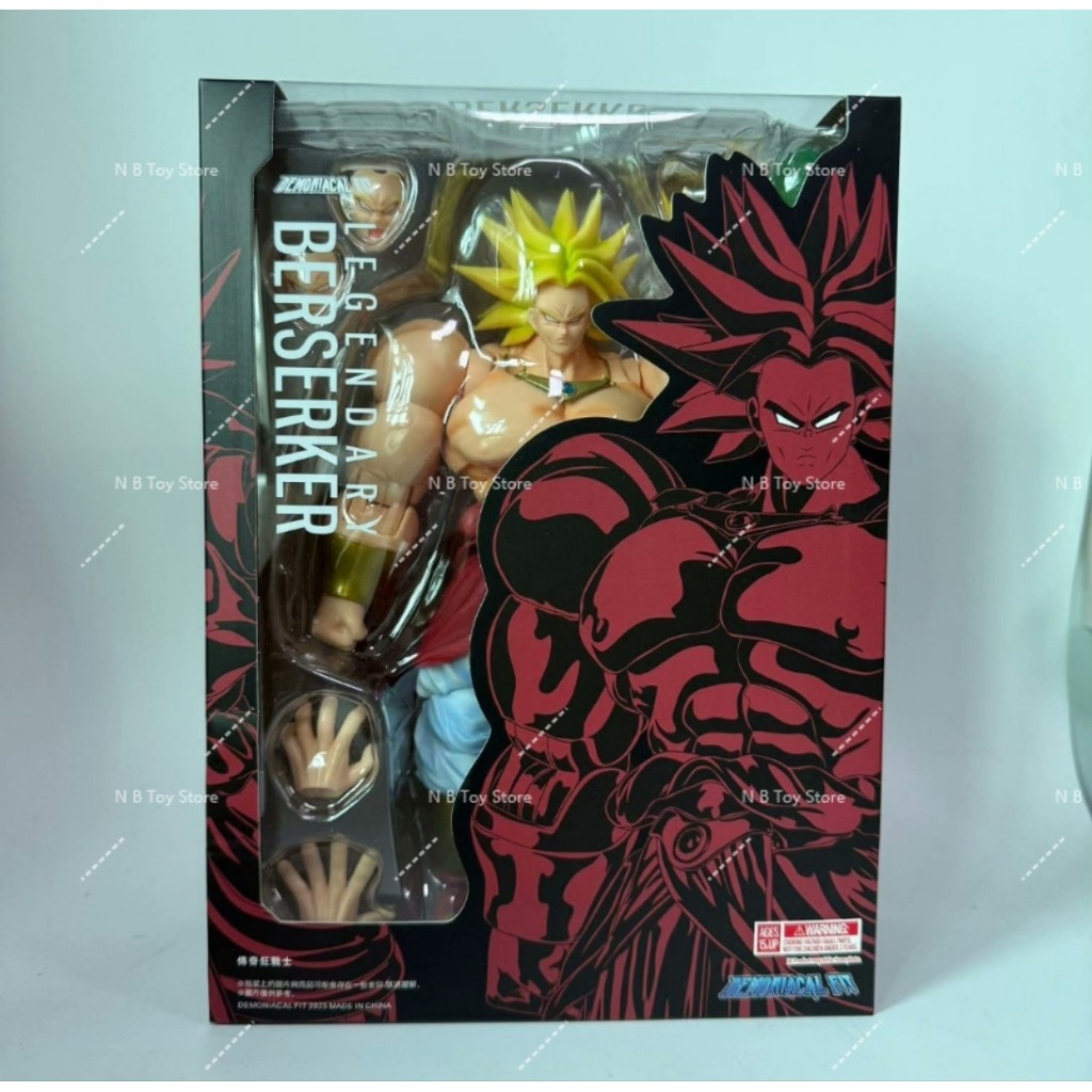 Jual In Stock Dragon Ball Demoniacal Fit DF SHF SSJ Legendary Berserker ...