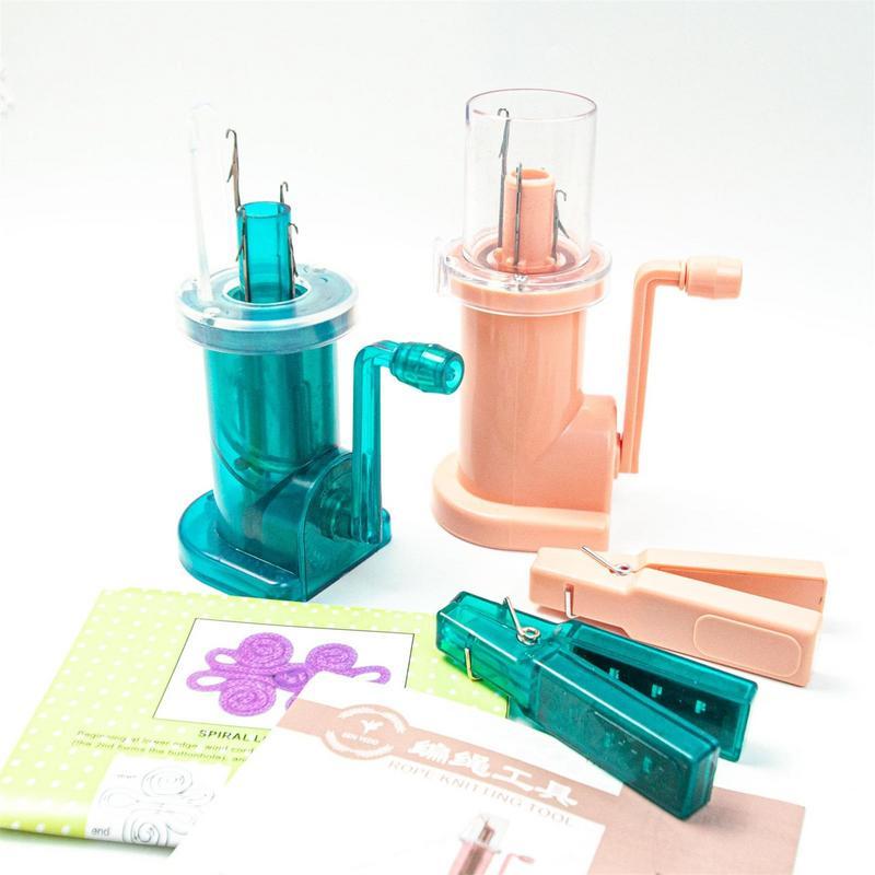 Jual Easy Weaver Knitter DIY Hand Knitting Machine Creative Craft Knit ...